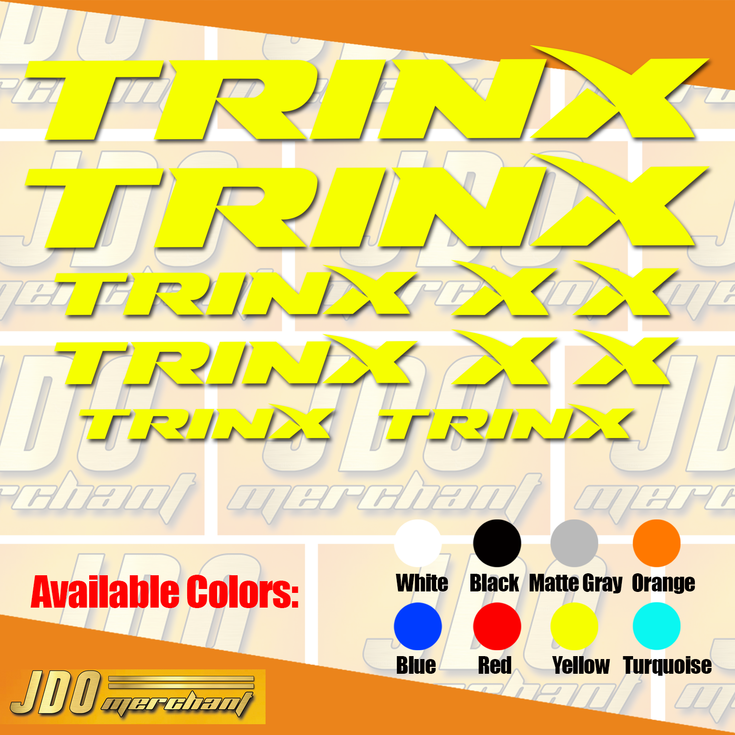 Trinx Bikes Vinyl Sticker Decals Set | Lazada PH