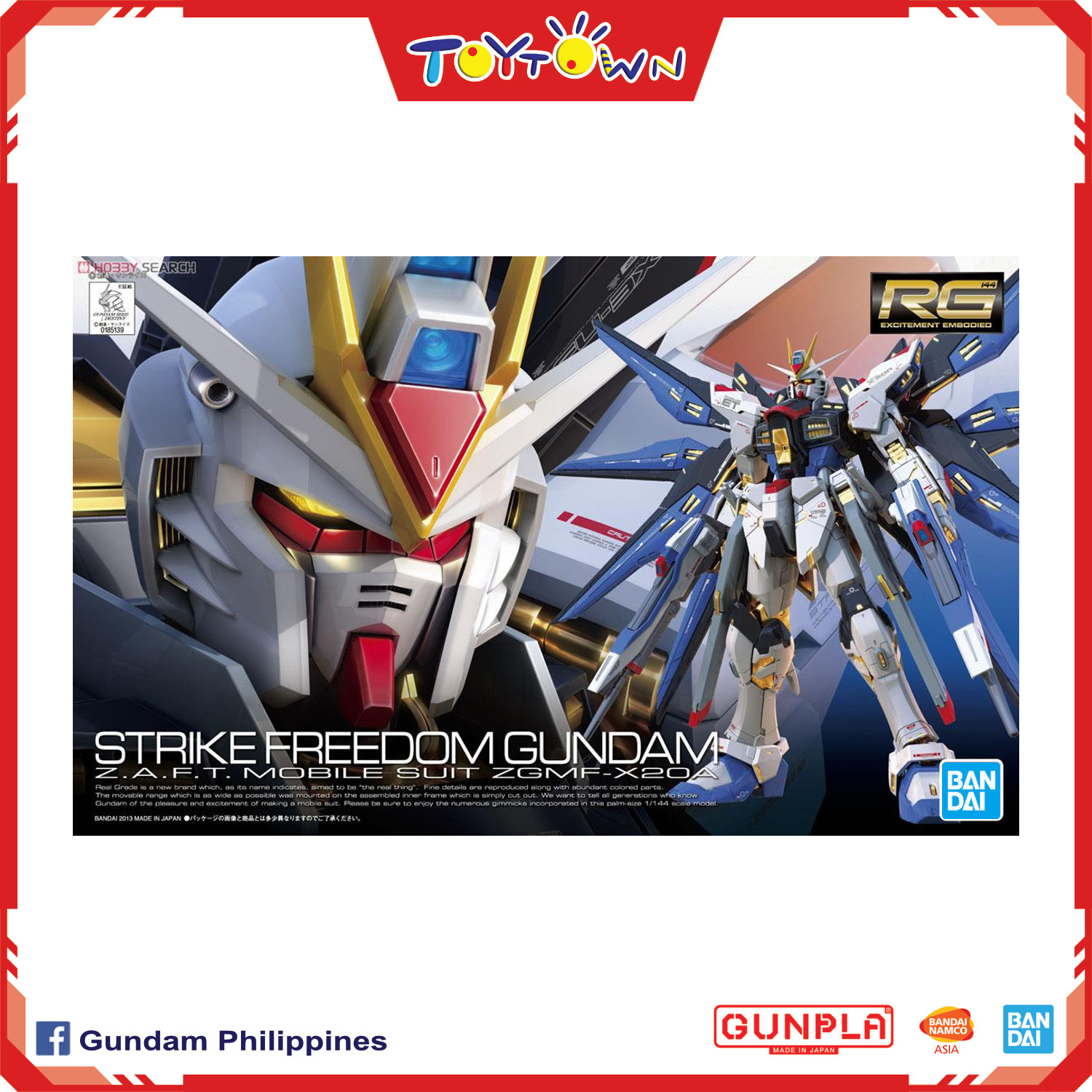 Gundam - RG 1/144 ZGMF-X20A Strike Freedom Gundam | Lazada PH