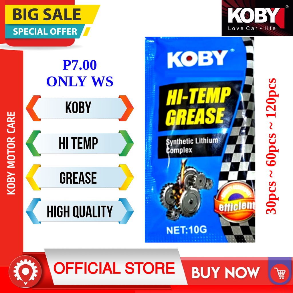 Koby HI-TEMP (Wholesale) High Temperature Grease 10g | Lazada PH