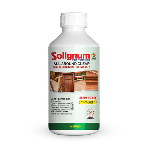 Solignum All Around Clear ️ 1 Liter ️ Anti-Termite Anay Amag Borers ...