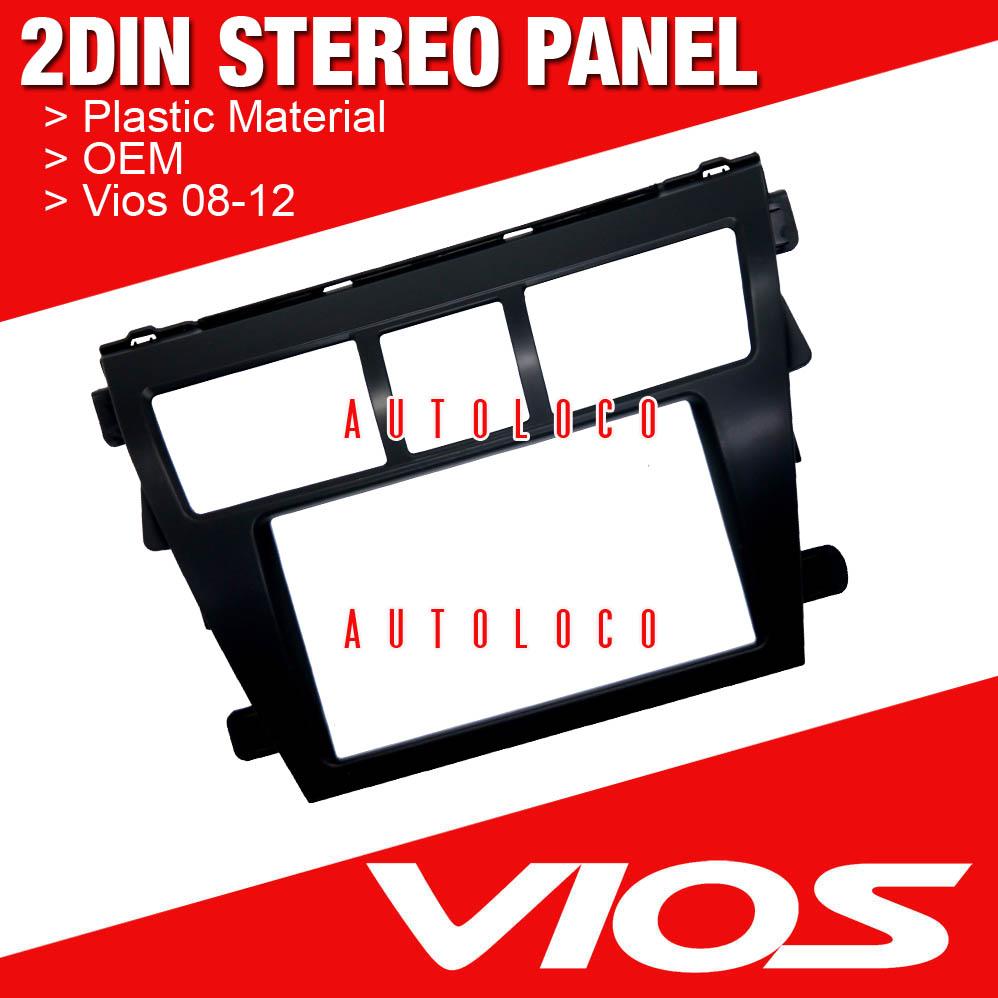 Toyota Vios 2008 2009 2010 2010 2011 2012 Stereo Panel for 2Din Stereo ...