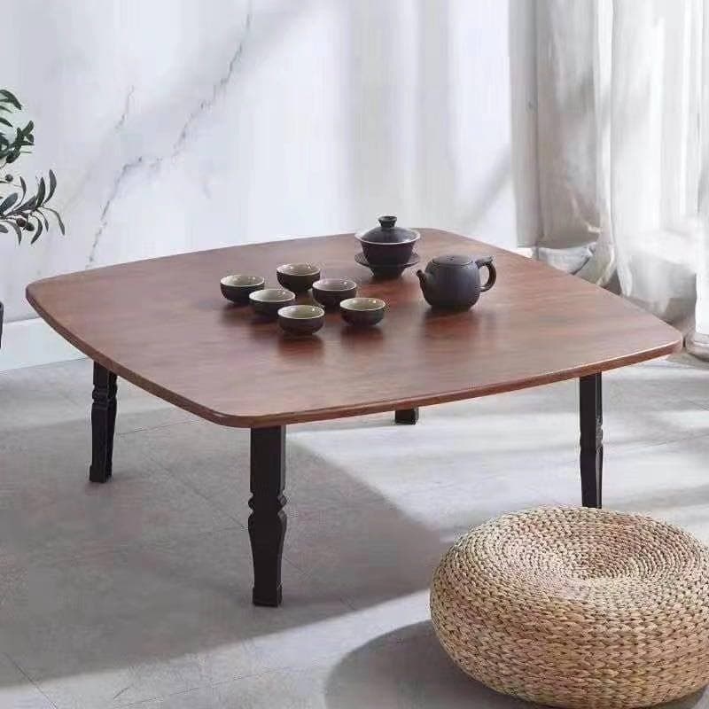 Bright888-Folding Tea Table Home Floor Table Tatami Bay Window Folding ...