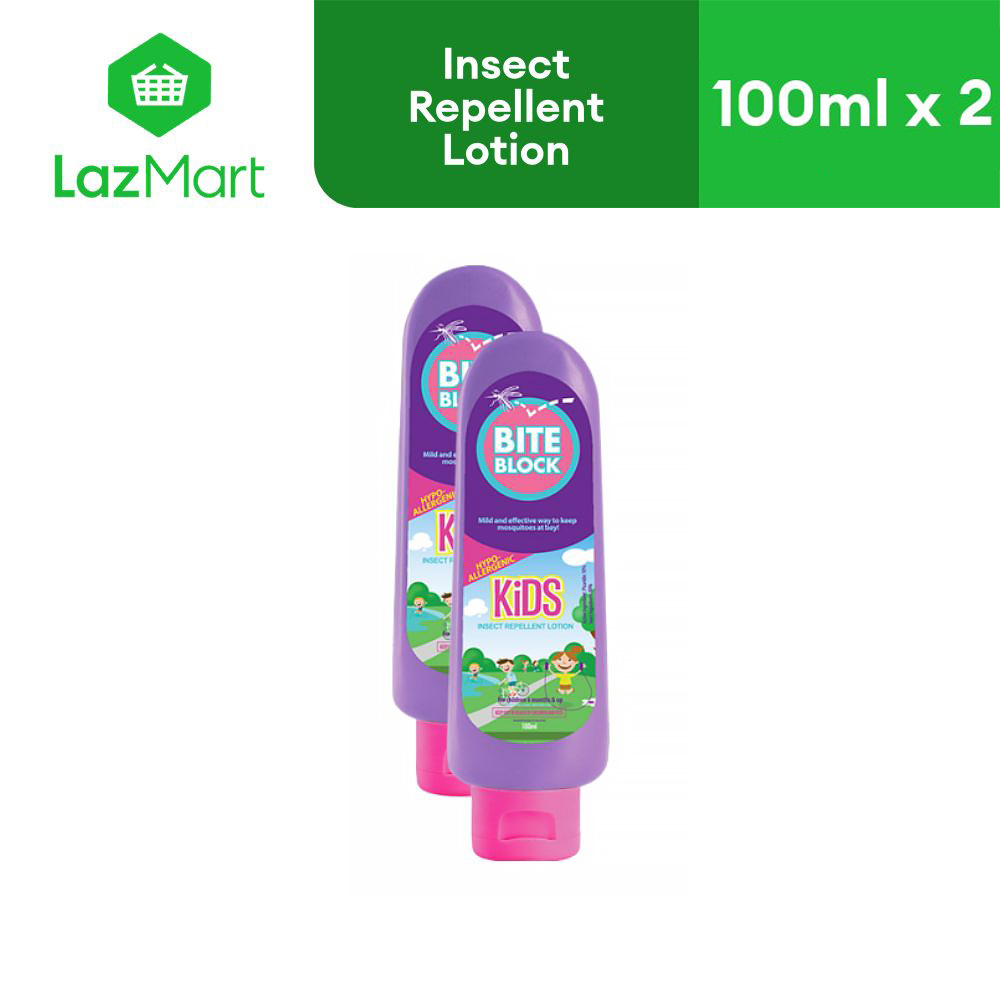 Bite Block Kids Insect Repellent Lotion 100ml Set of 2 | Lazada PH