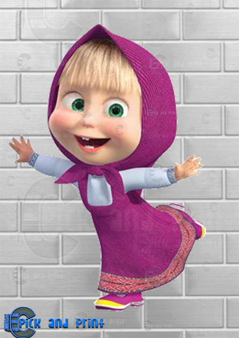 Masha and the Bear Character Cut Outs for DIY Party Backdrops Party ...