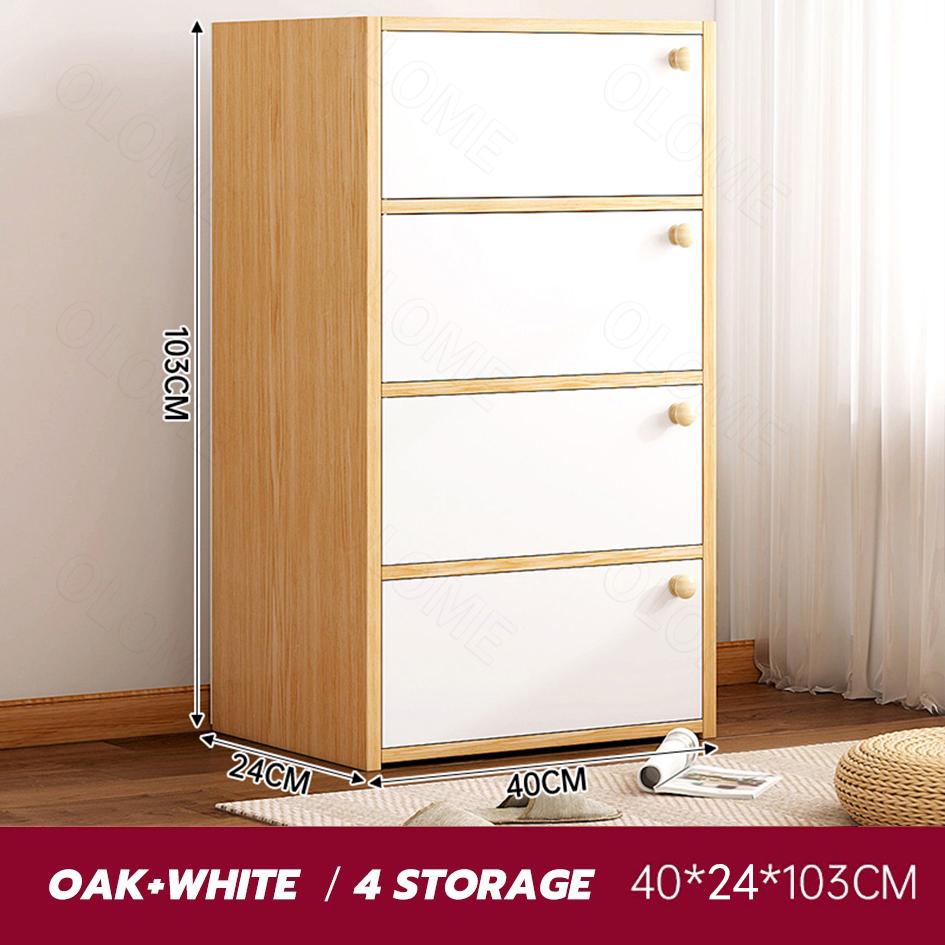【in stock】COD 3/4/5 layers Locker Bookcase Simple Home Living Room ...