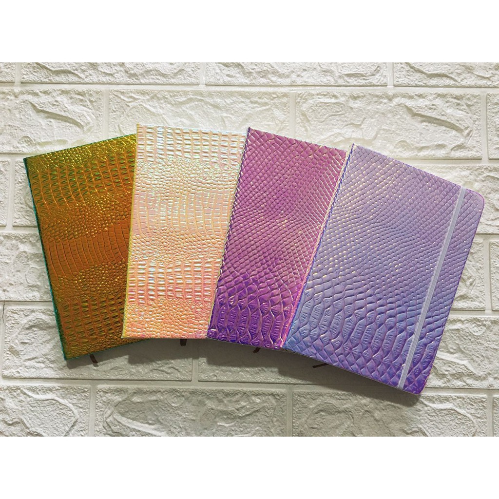 fish scale gradients A5 Notebook with Garter notebookgRB | Lazada PH