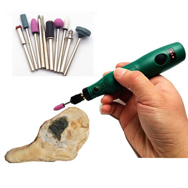 Usb 5V Dc 10W Portable Mini Wireless Grinding Machine Variable Speed ...