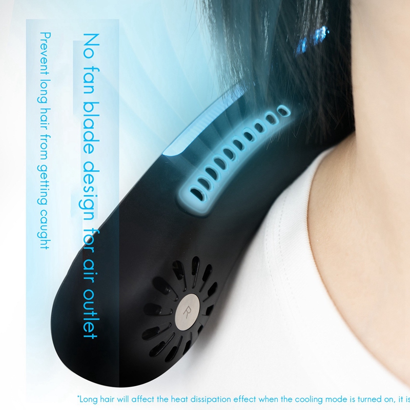 Portable Air Conditioner Neck Fan,Semiconductor Neck Cooler Air ...