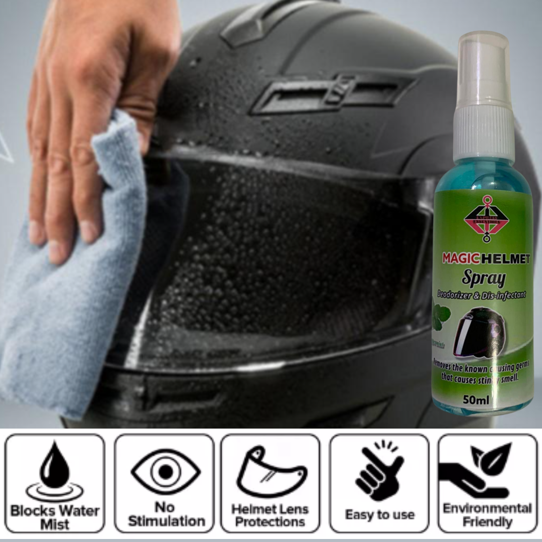 50ML HELMET Spray disinfectant refresher deodorizer Spray ...
