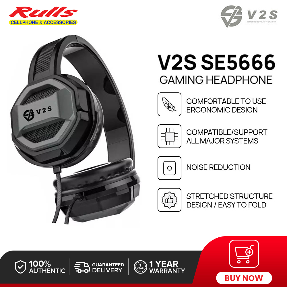 V2S SE5666 Gaming Headphone Stereo Hi-Fi Wired Headset | Lazada PH