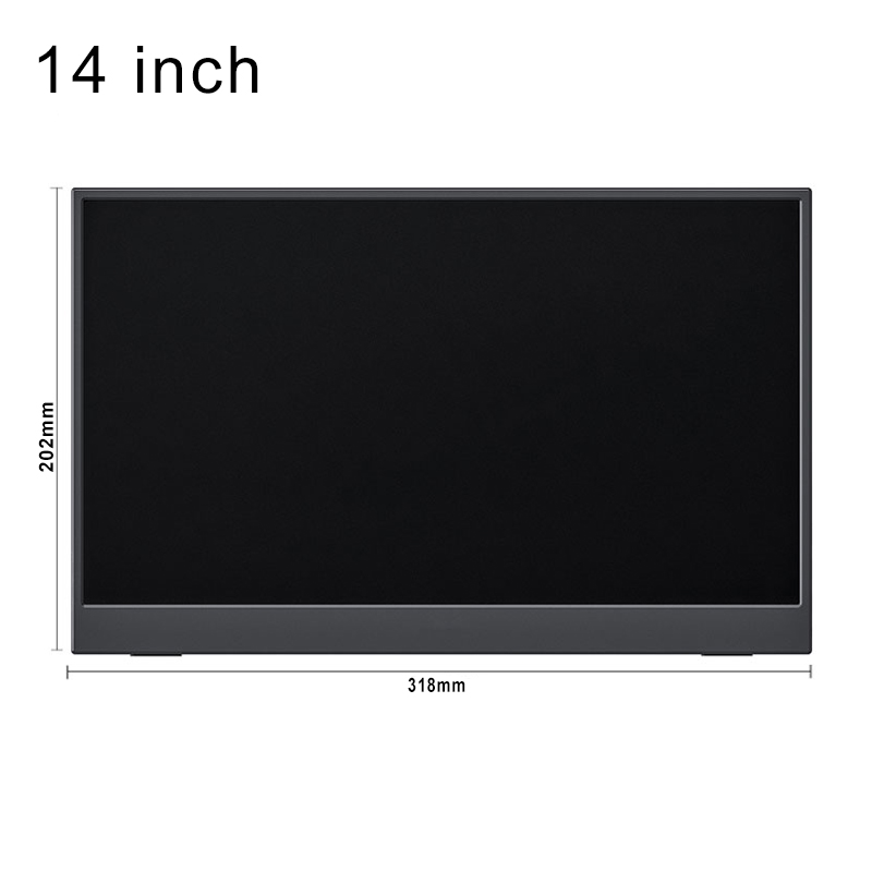 LIAGMK 15.6 Inch Ultrathin Portable Monitor 1080P IPS HD Screen USB ...