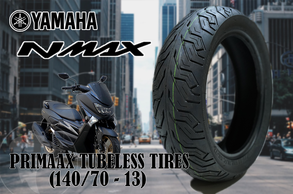 NMAX TIRE 140/70-13 TUBELESS (PRIMAAX) | Lazada PH