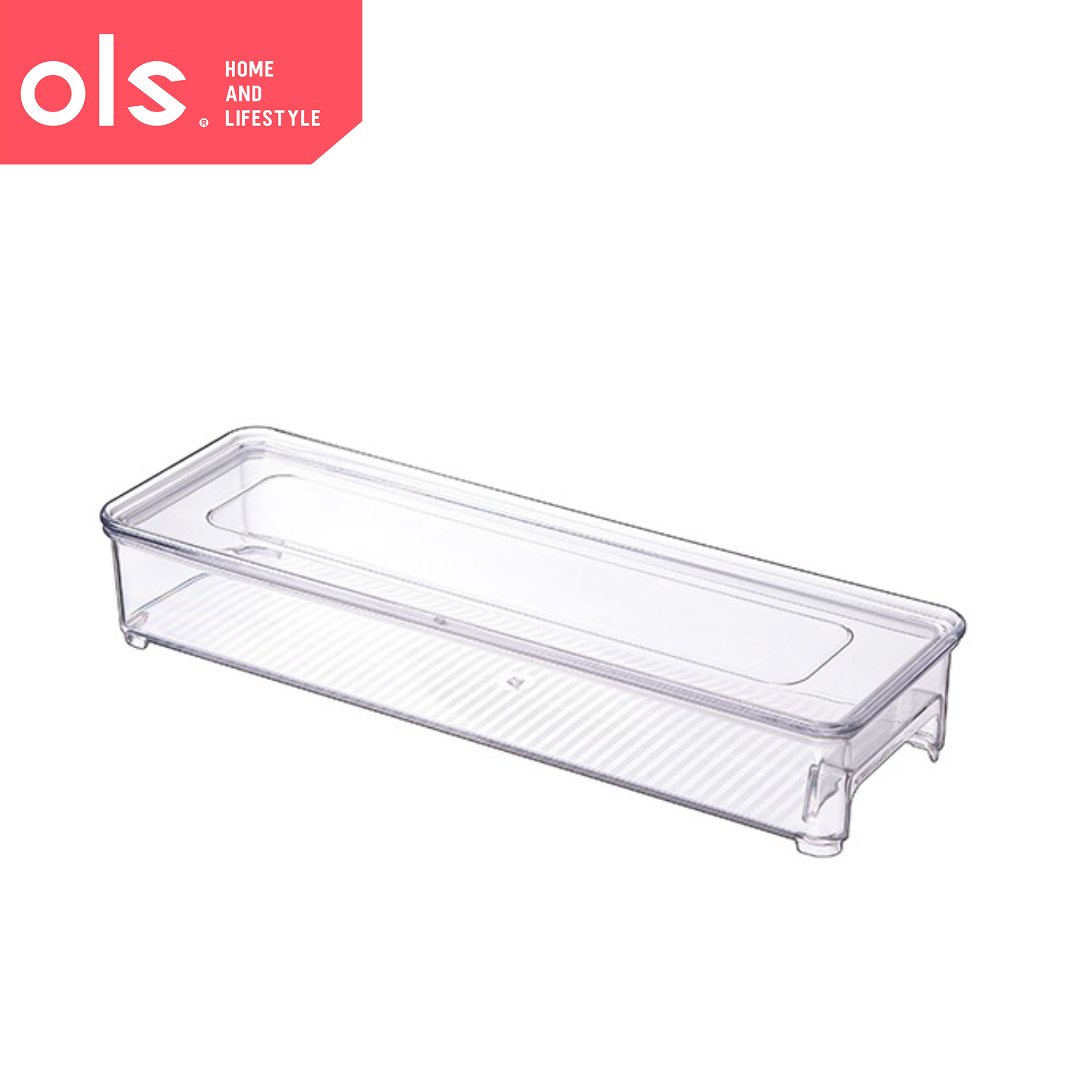 OLS Acrylic Kitchen Fridge Organizer Box with Lid Pantry Countertop ...