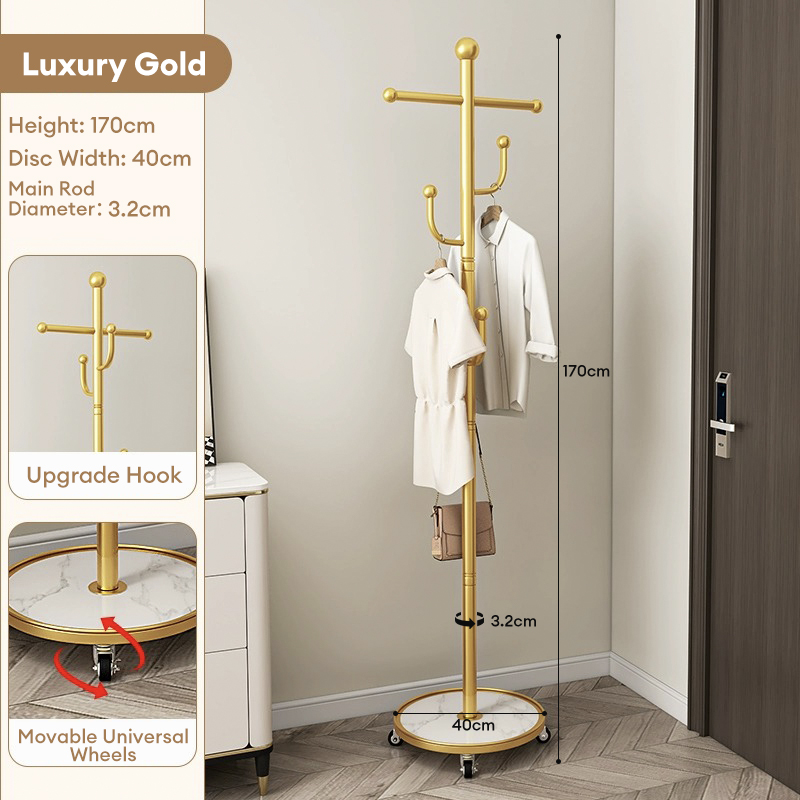 Standalone Coat Rack Clothes Rack Clothes Drying Rack Simple Portable ...