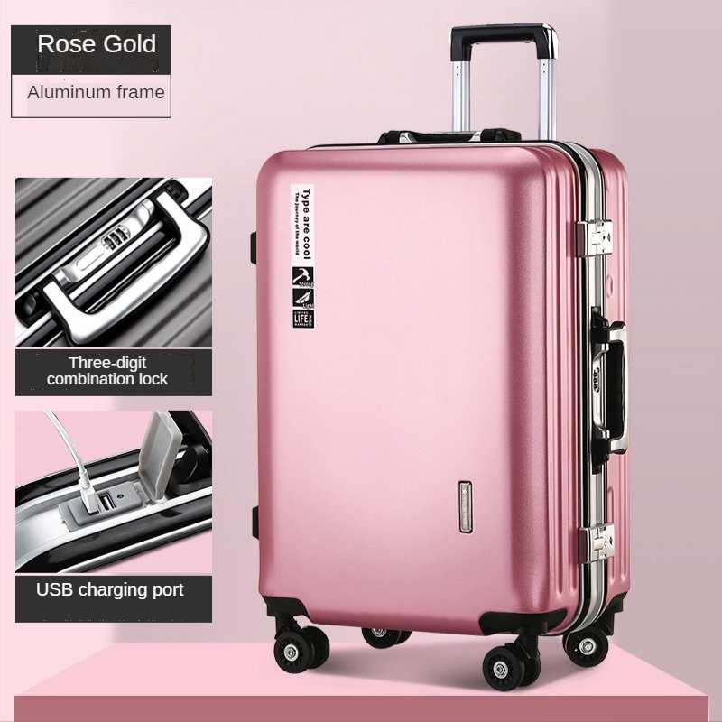 Aluminum Luggage Travel Bag Maleta Suitcase luggage Material ...