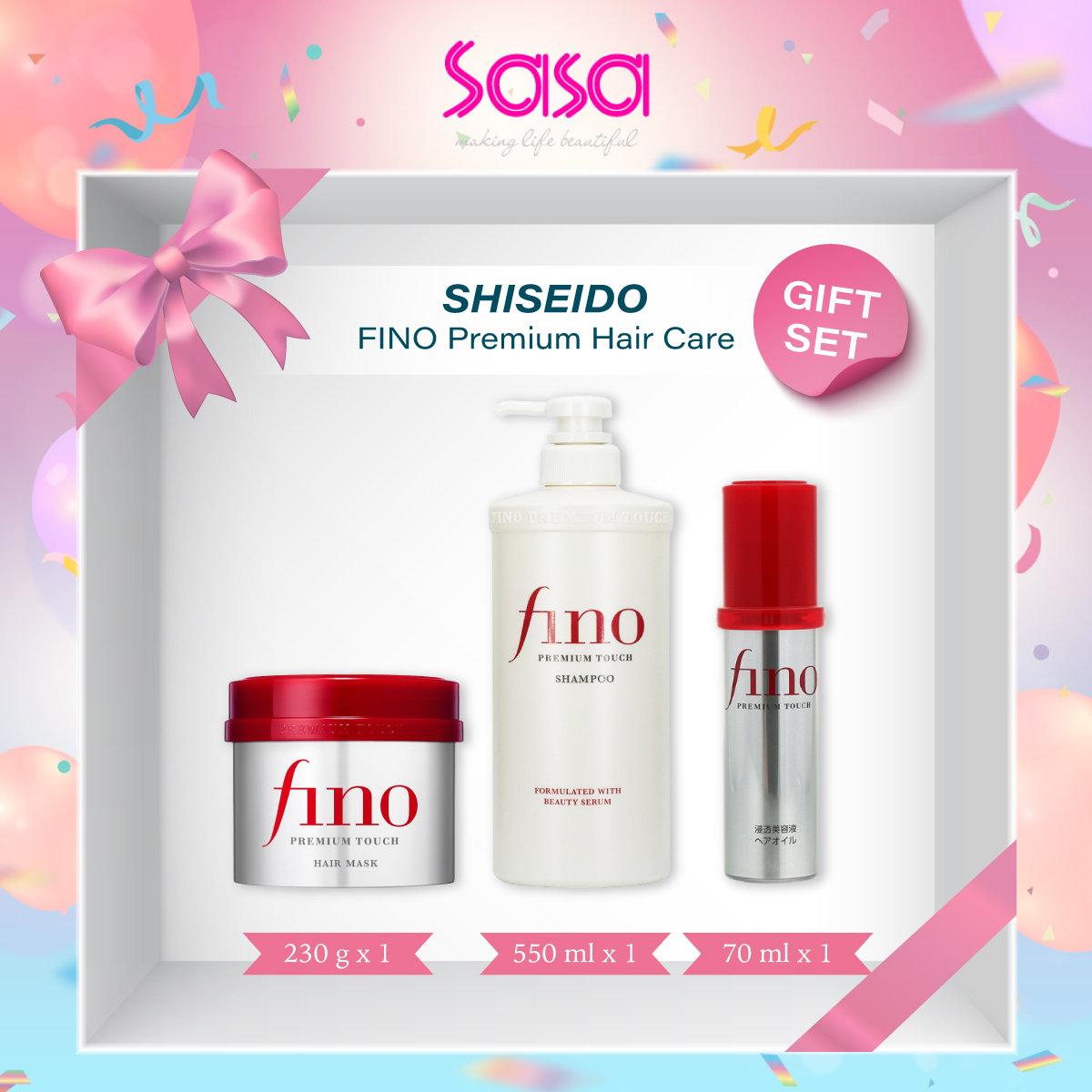 Fino Premium Touch Shampoo (550ml) | Lazada PH