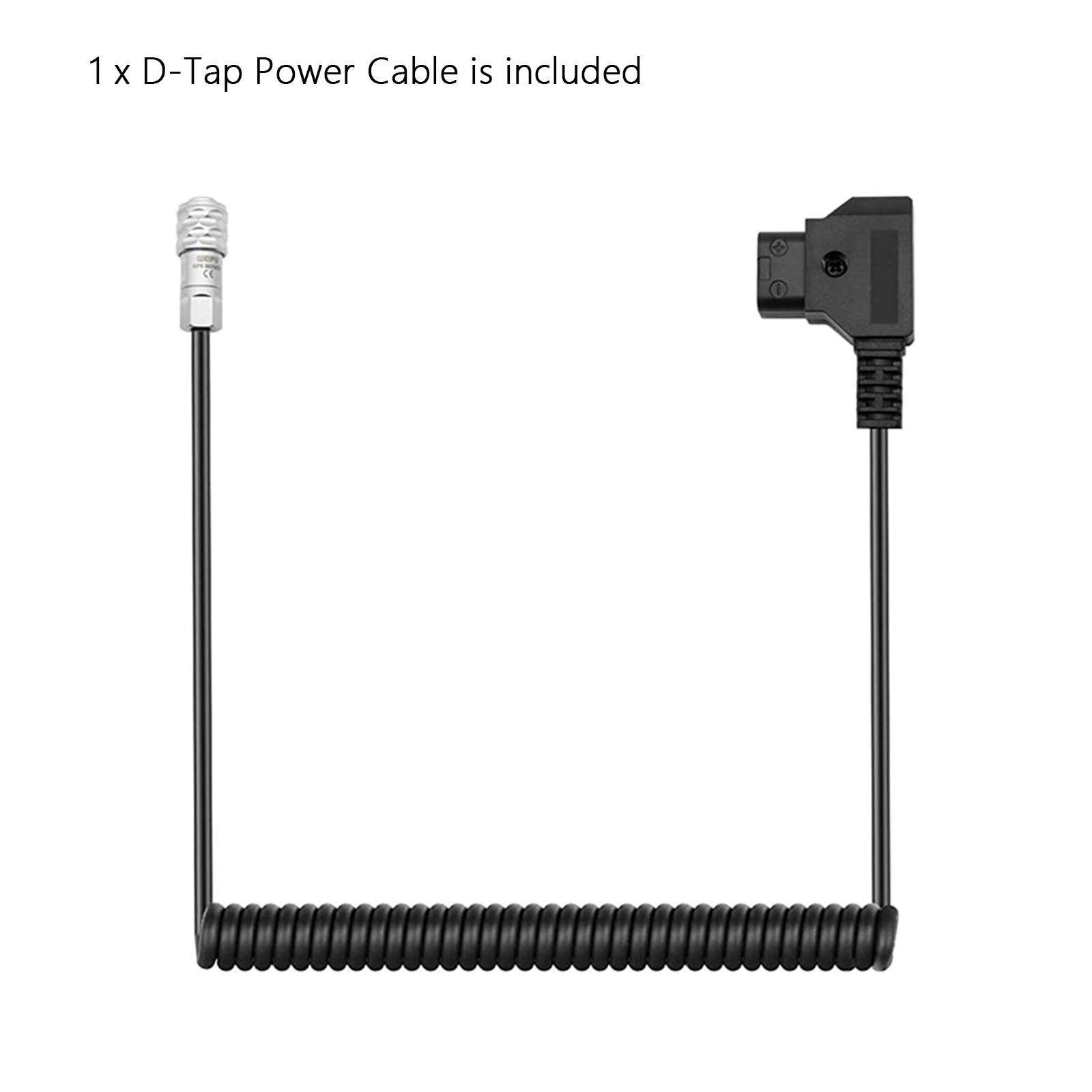 DC5525 Male PD3.0 12V D-tap to For BMPCC 4K 6K Power Cable Coiled Cable ...