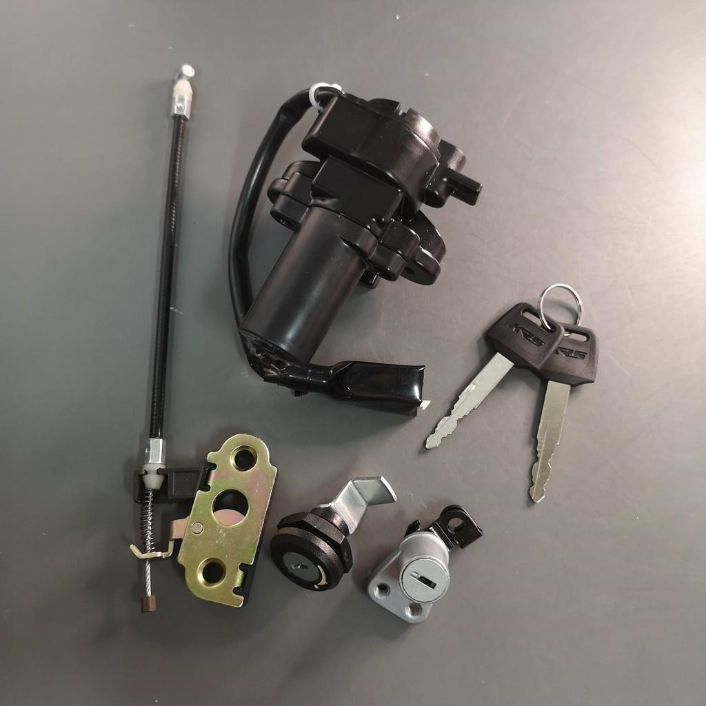 Thought motorcycle Kawasaki Fury 125 Lock Set with Main Ignition Switch ...