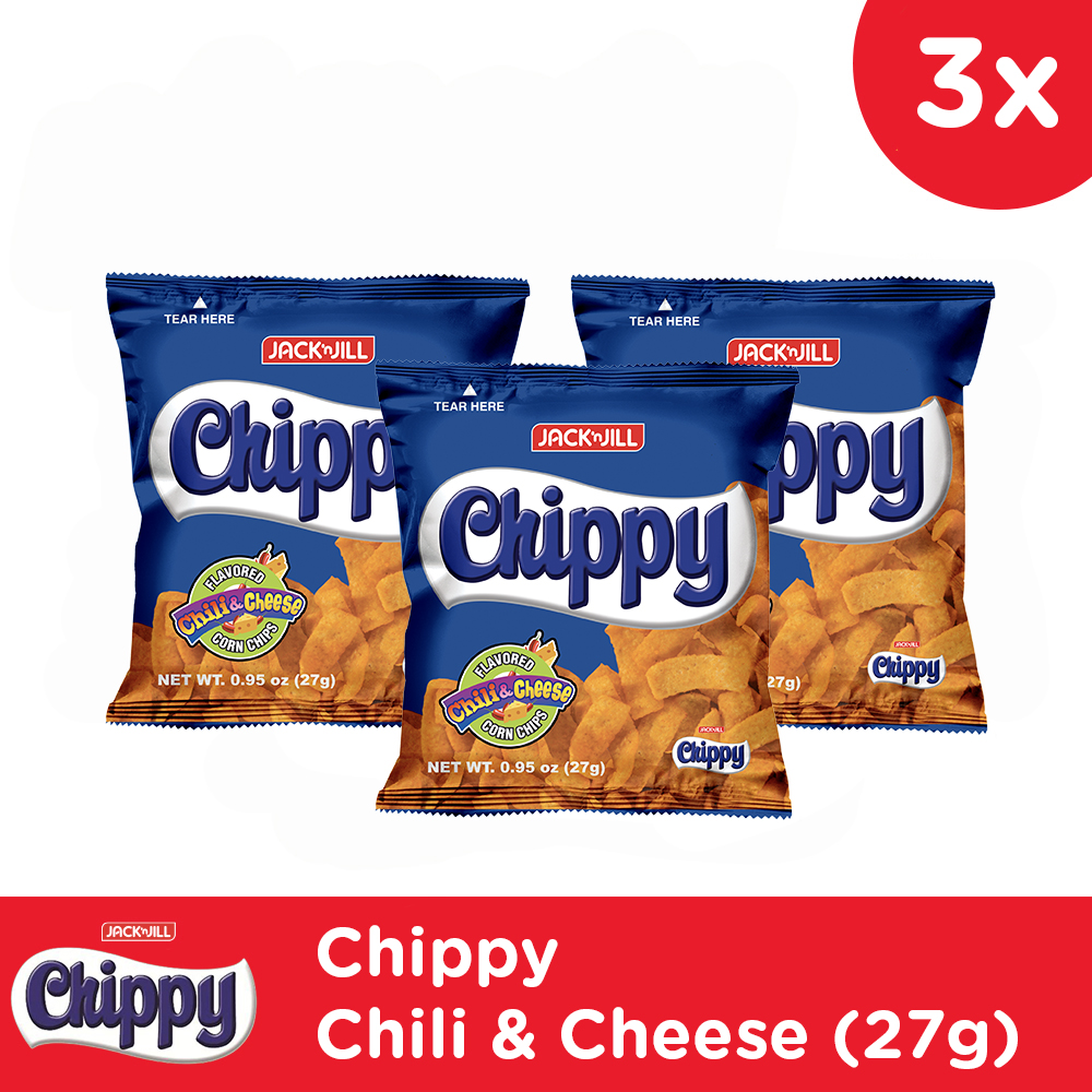 Chippy Chili & Cheese Flavored Corn Chips 25g - 3 packs | Lazada PH