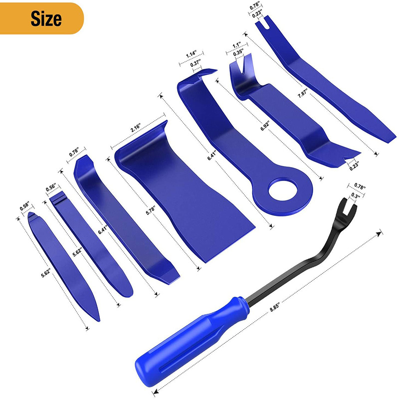 8Pcs/Set Car Pry Removal Tool Car Plastic Panel Dashboard Panel Removal ...
