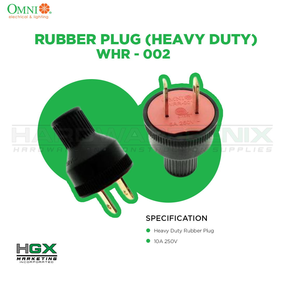 OMNI HEAVY DUTY RUBBER PLUG (WHR-002) | Lazada PH
