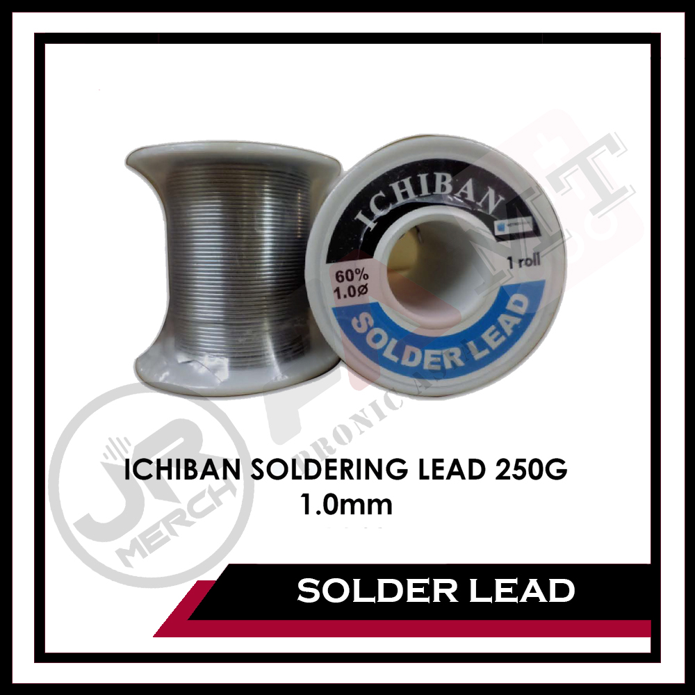Soldering Lead Ichiban 1 Big roll 1mm diameter 250 grams Approx. 40 ...