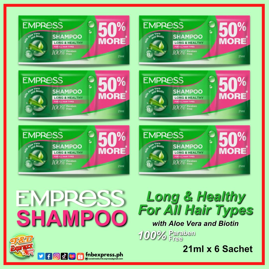 Empress Shampoo Long & Healthy 21ml x 6 sachet | Lazada PH