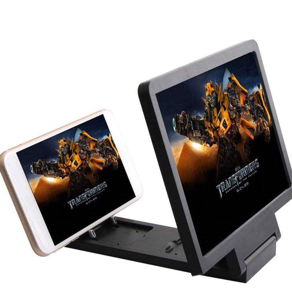 Folding Enlarged 3D Mobile Phone Screen Magnifier HD video Amplifier ...