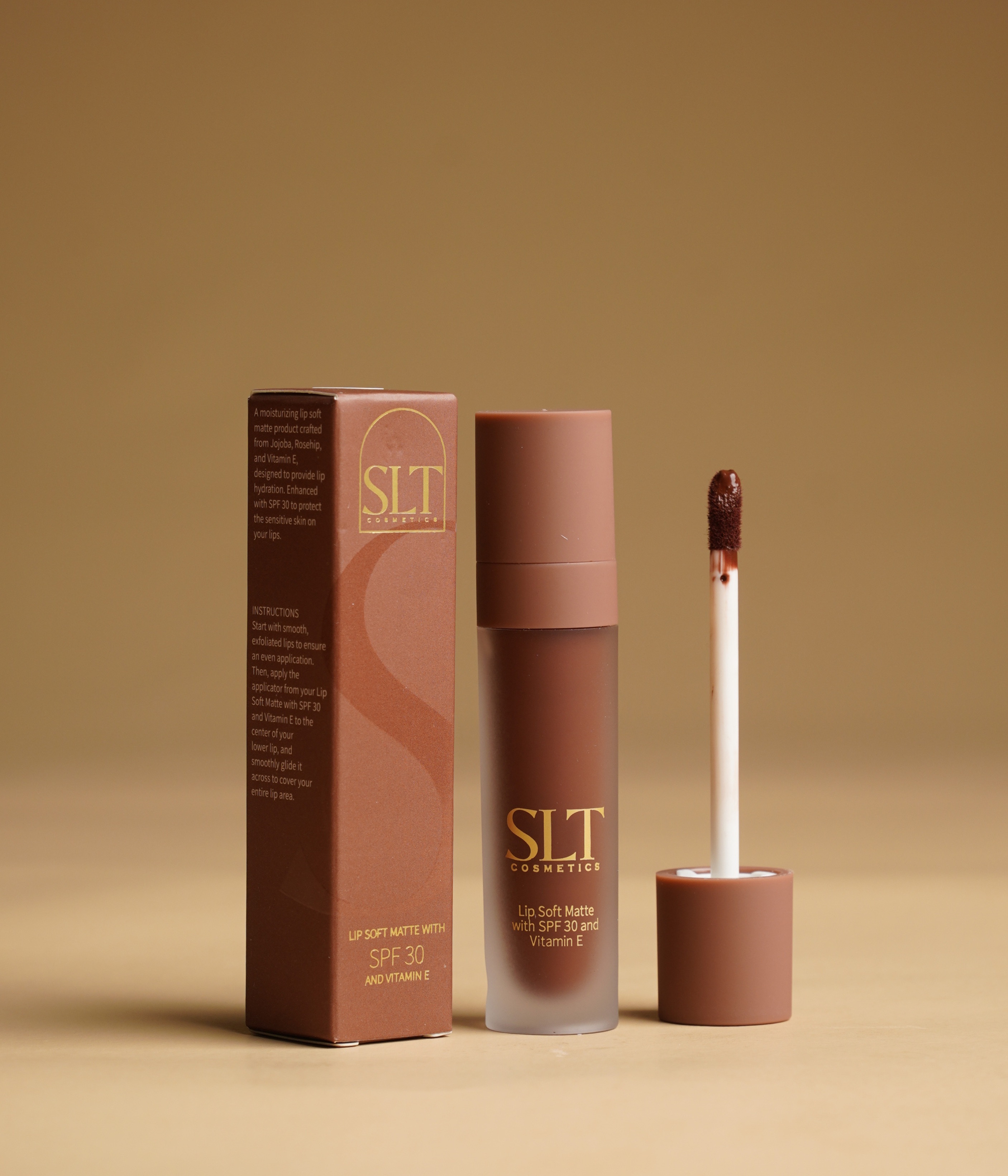 LIP SOFT MATTE with SPF 30 and VITAMIN E by SLT Cosmetics + FREE POUCH ...
