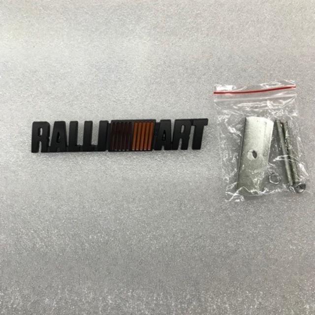 VV . nhed73 Car 3D Badge Front Grille Emblem RALLIART Logo Auto P5411 ...