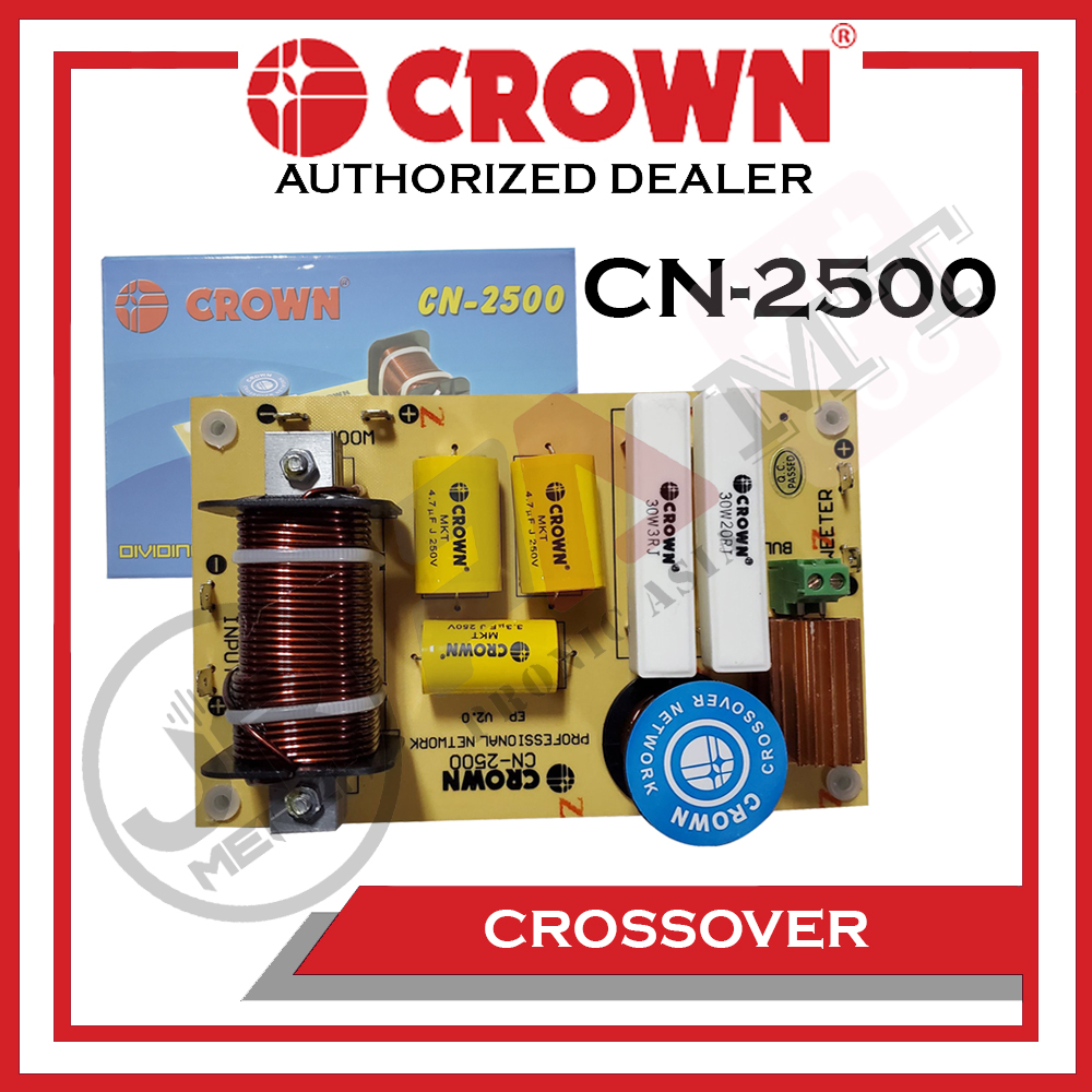 Crown CN-2500 Crossover Dividing Network 2-Way 500W | Lazada PH