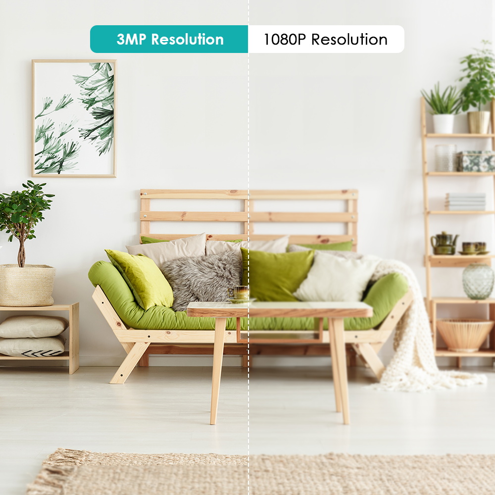 3MP Monitor Wifi กล้องวงจรปิด 5MP AP โหมด 2-Way Audio อินฟราเรด Night ...