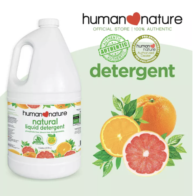 Human Nature Natural Liquid Detergent 1 gallon (Biodegradable, Non ...