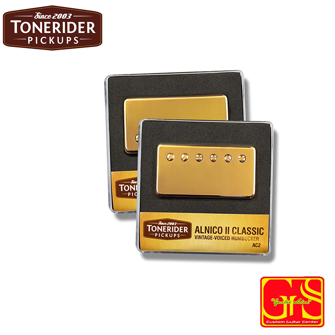 Tonerider AC2N/AC2B Alnico II Classic Vintage Voiced Humbucker Pickup ...