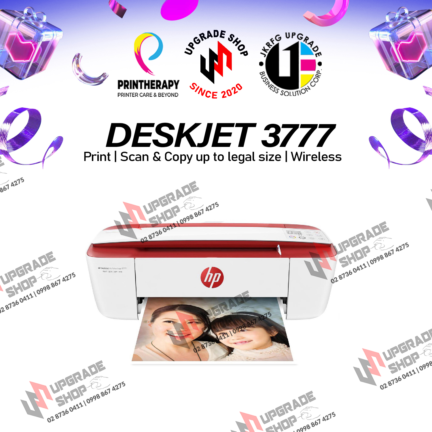 Deskjet Ink Advantage 3777 ALL-IN-ONE PRINTER | Lazada PH