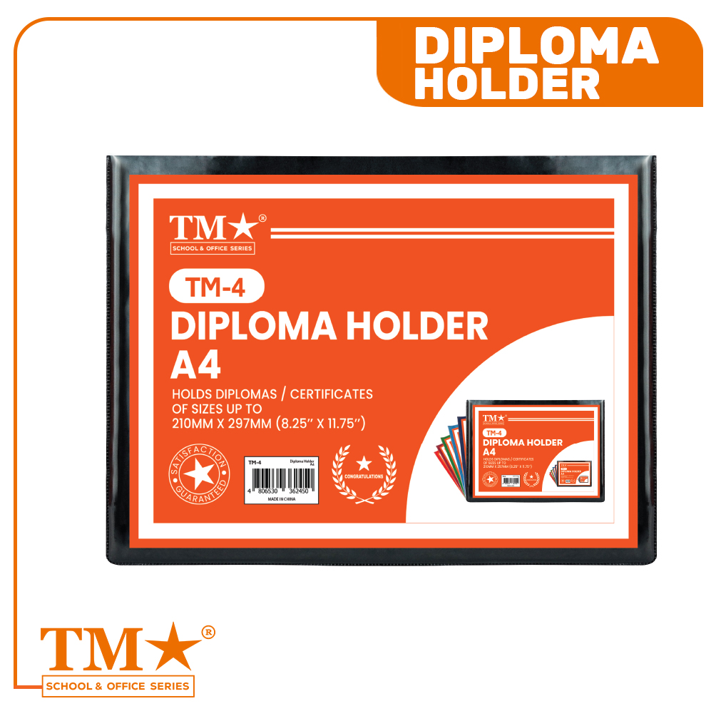 TM 50 pcs Diploma Holder A4 8.25" x 11.75" (TM-4) | Lazada PH