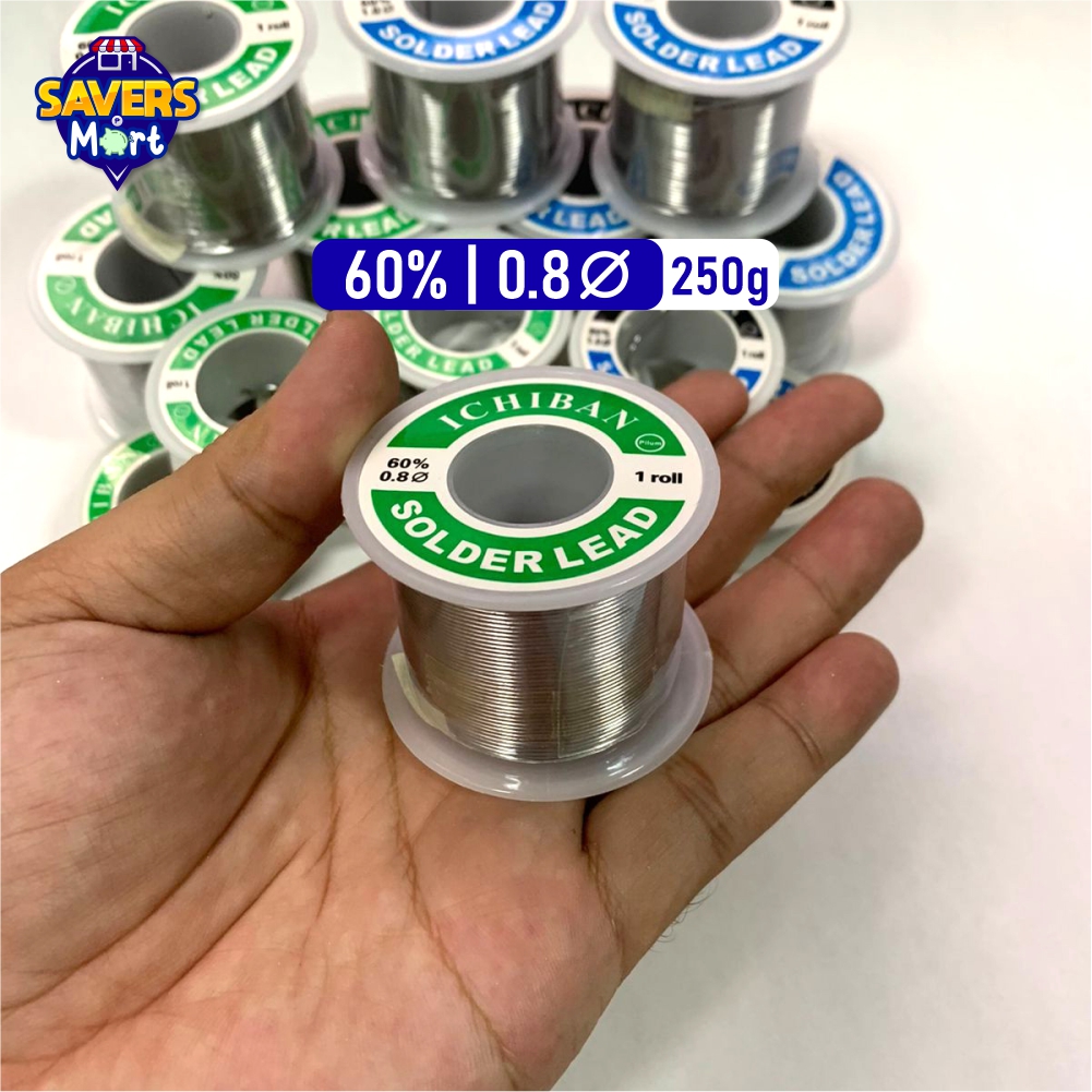 Original ICHIBAN Soldering Lead Quick Melt 250g 35g 1.0mm 0.8mm | Lazada PH