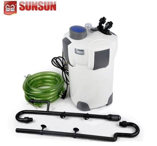 SUNSUN HW-303B 4-STAGE EXTERNAL CANISTER FILTER 370GPH 9W UV STERILIZER ...