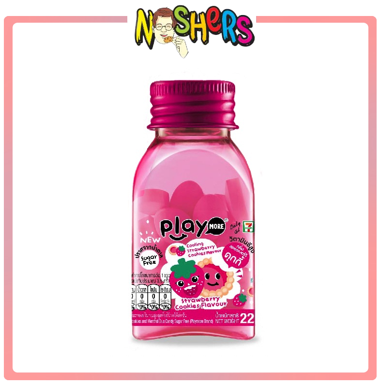 Noshers Thailand Play More Cooling Strawberry Cookies Candy Play More ...