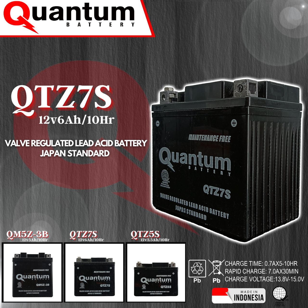ORIGINAL QUANTUM BATTERY MAINTENANCE FREE | Lazada PH