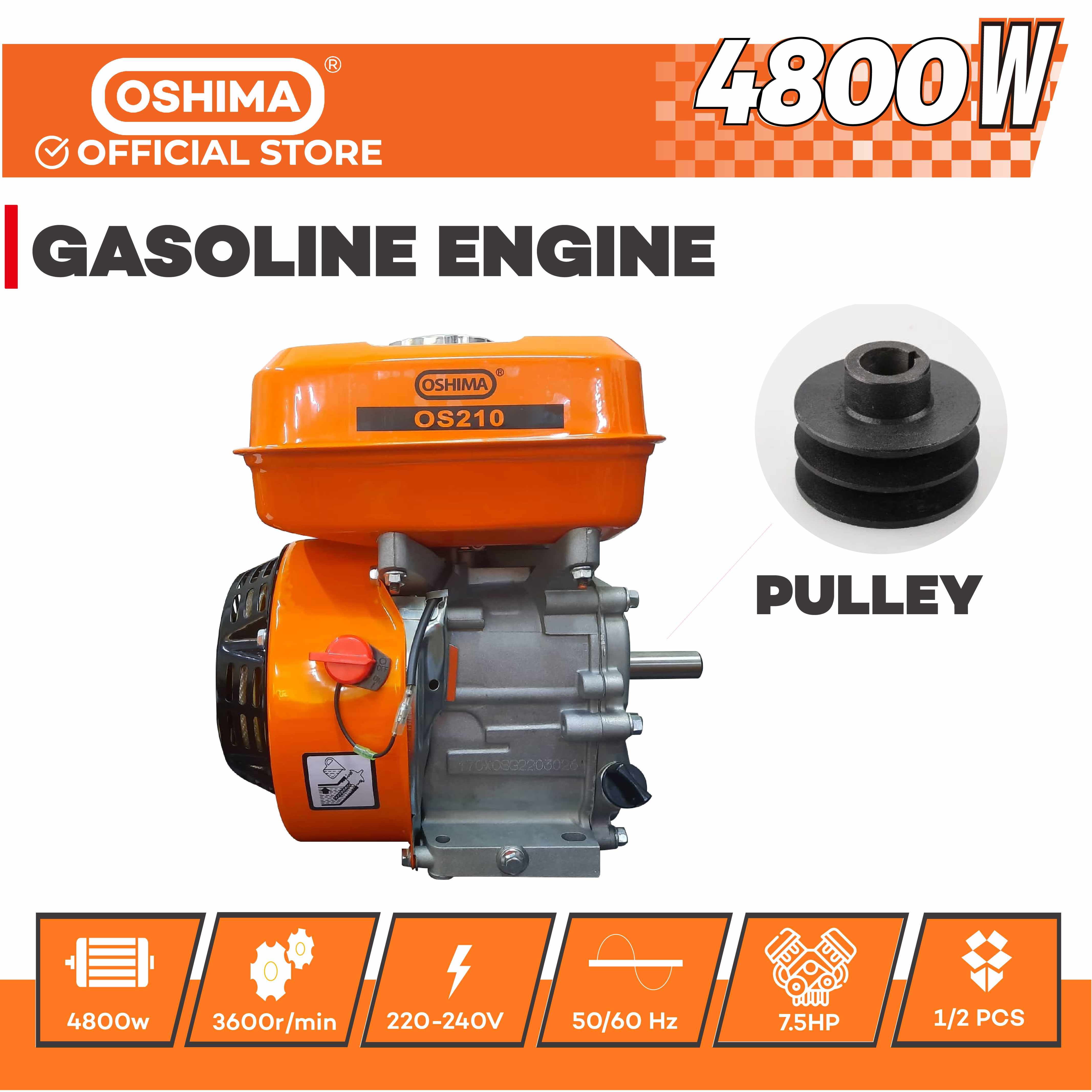 OSHIMA 4-Stroke 7.5hp Electronic Power Ignition engine | Lazada PH