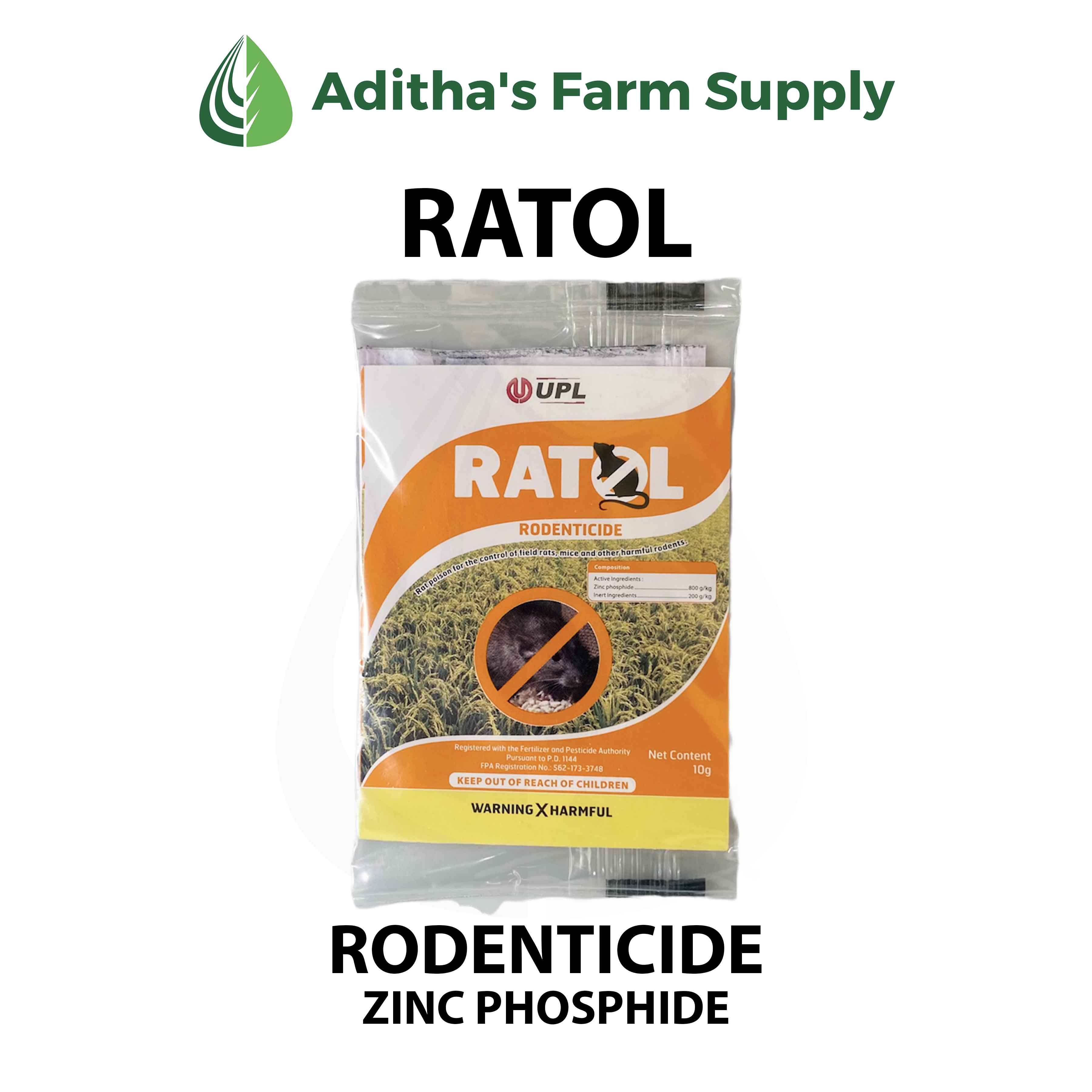 Ratol Rodenticide (Zinc Phosphide) 10 grams | Lazada PH