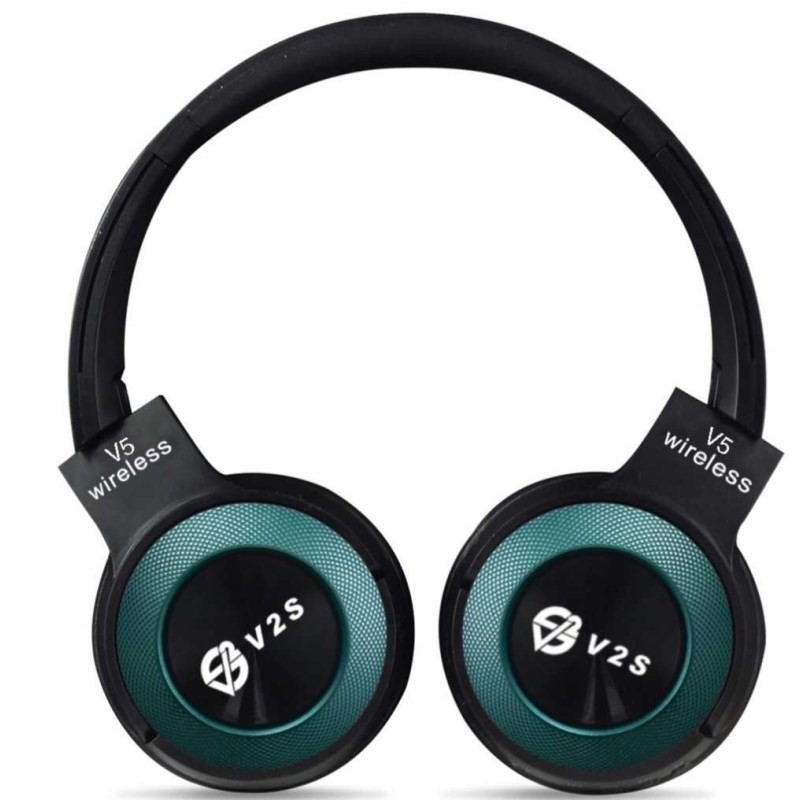 V2S V5 Wireless 5.0 EDR Bluetooth Headphone USB MP3 TF Card FM Radio ...