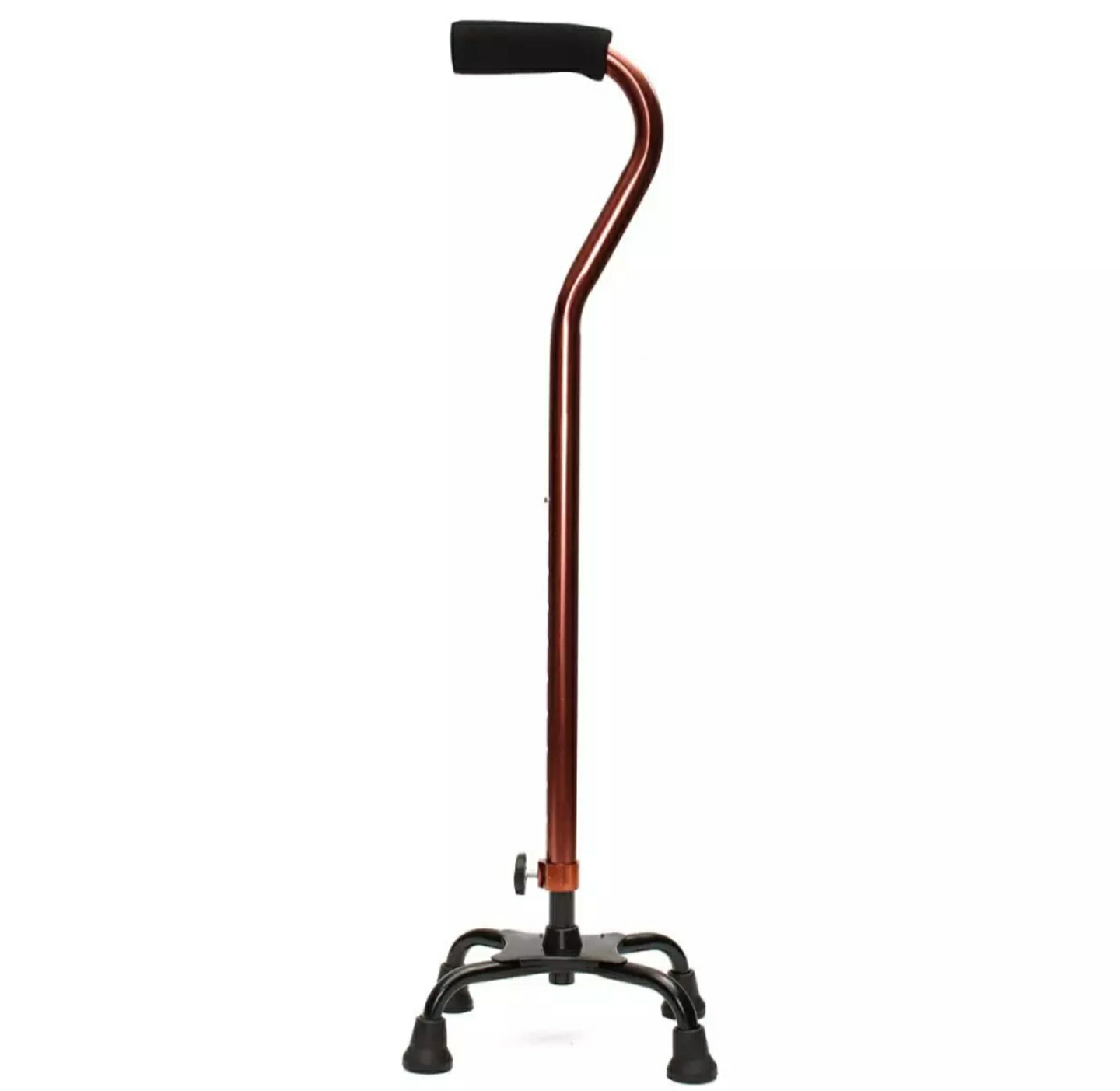 Quad Cane Alluminum Alloy Walking Aid Mobility Adjustable 500lbs ...