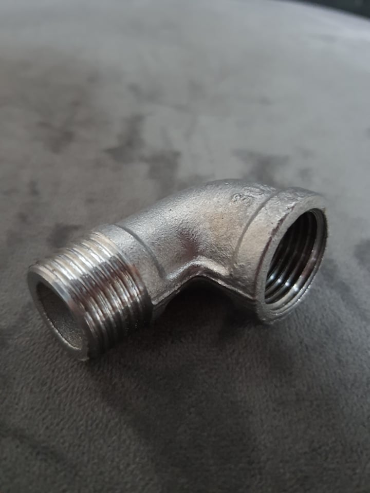 Stainless Steel 304 STRAIGHT ELBOW standard 40 (1/4 - 3/4") by ...