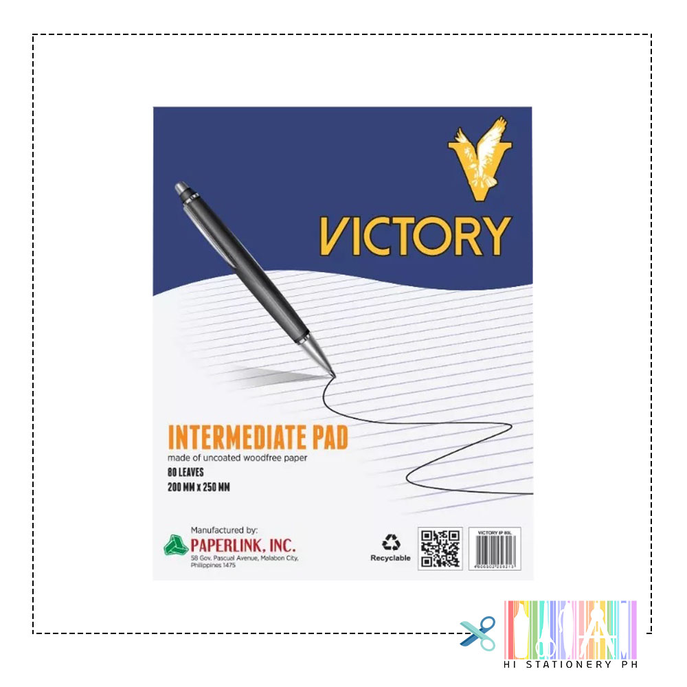 Easywrite Victory Intermediate Pad / 80Leaves / HiStationeryPh | Lazada PH