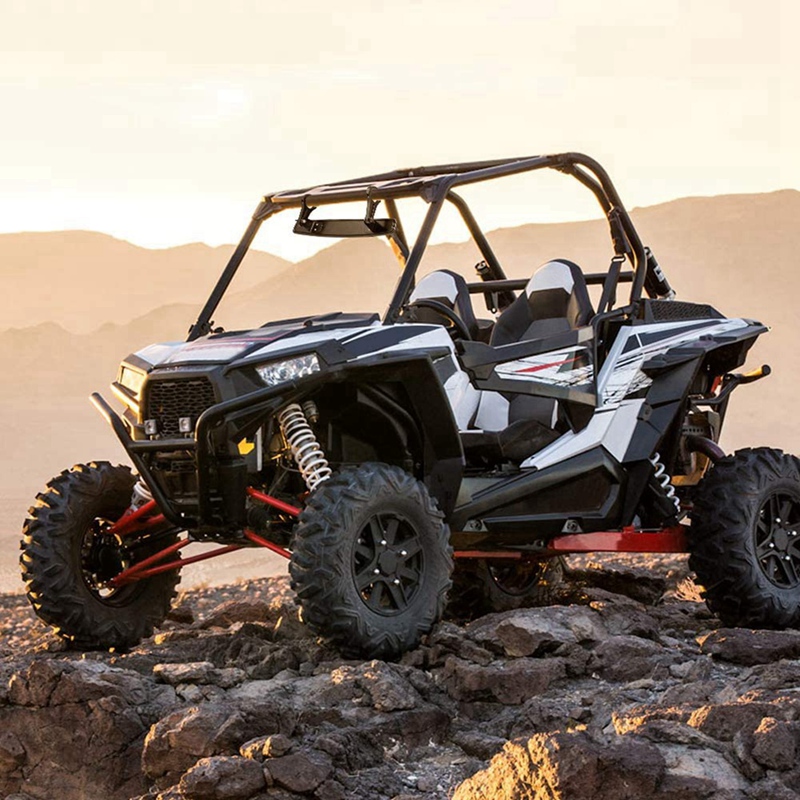 ATV/UTV Wide Rear View Mirror with 1.75Inch for Polaris RZR 800 XP900 ...