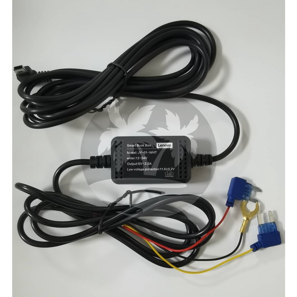 Lenovo Dashcam Hardwire Kit Power box For 24hr Recording Mini USB Port ...