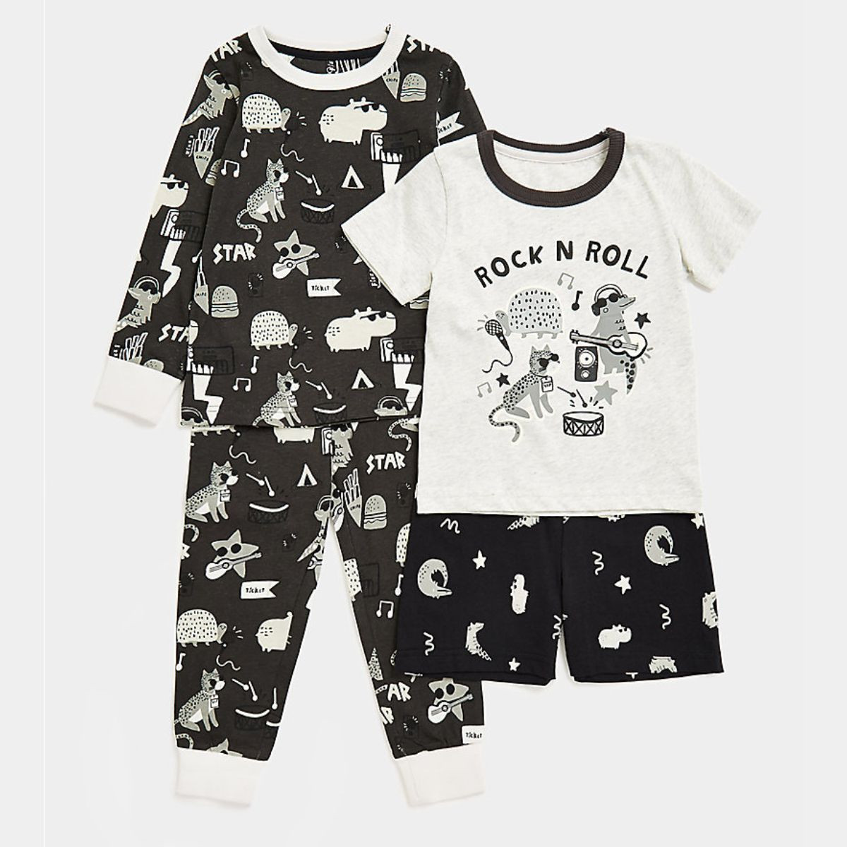 Mothercare Rock and Roll Long and Short Pyjamas - 2 Pack | Lazada PH