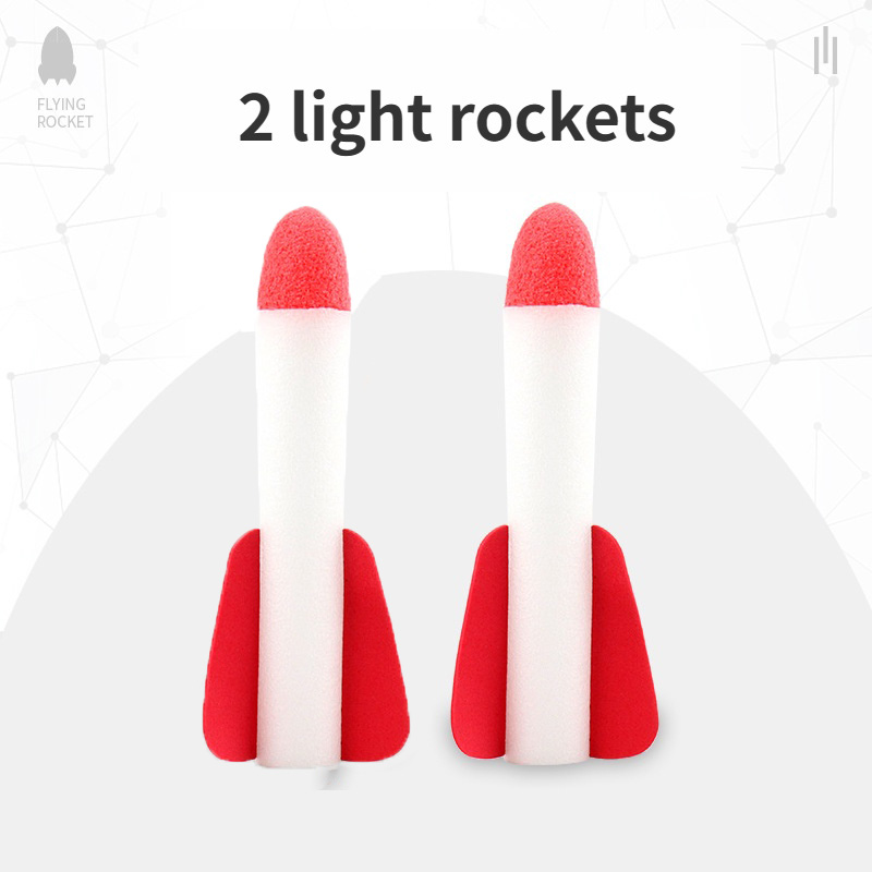Children's Foot-stepping Small Rocket Toys Outdoor Luminous Ejection ...